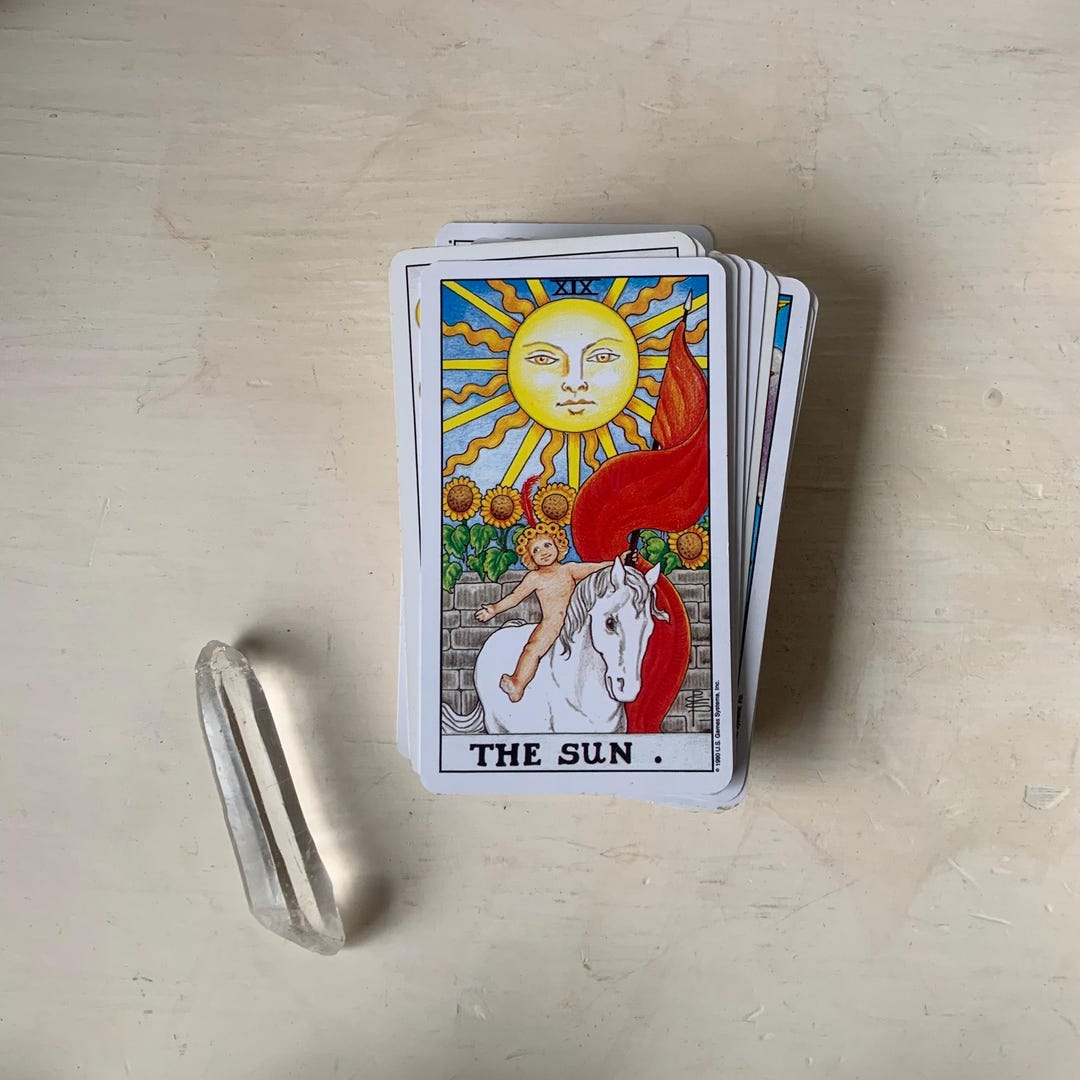 Vintage Tarot Cards ***mismatch*** Combined Sets 1990 Rider Waite for ...