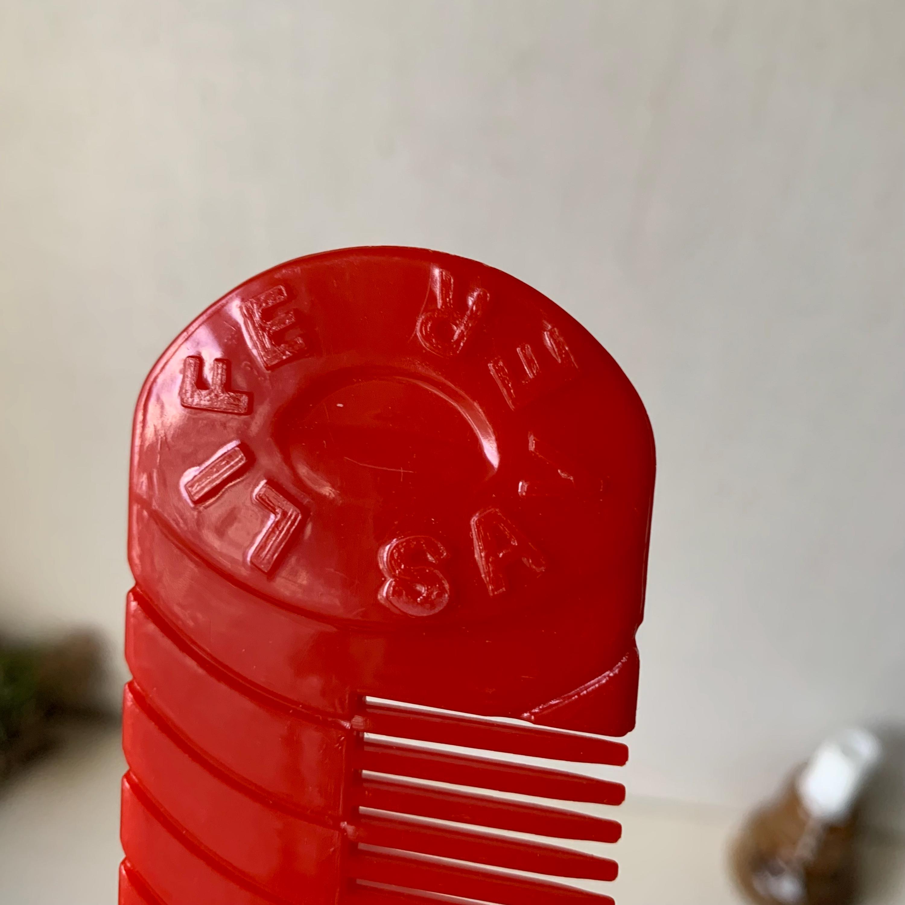 Vintage Red Life Saver Comb - Plastic Candy Premium - Life Savers ...