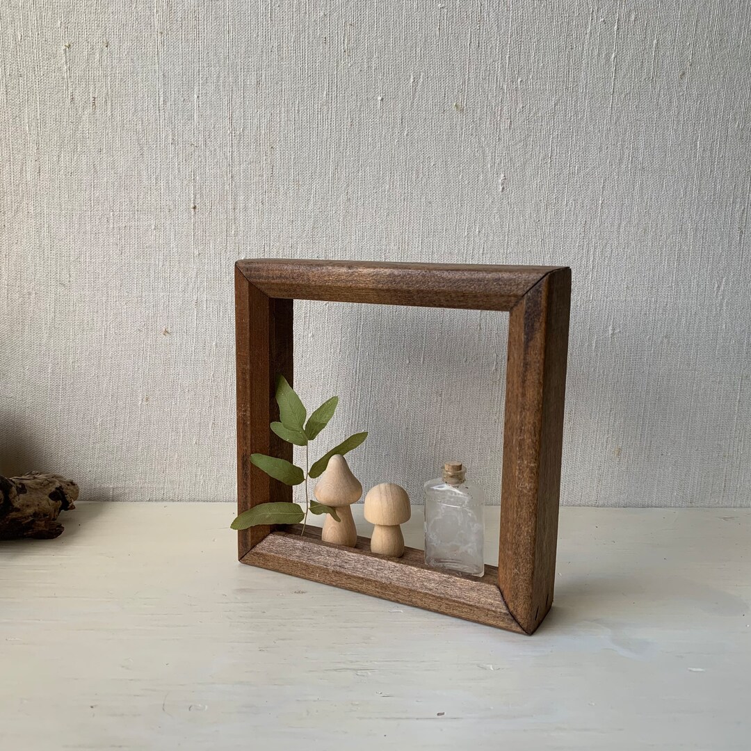 Vintage Wood Frame Rustic Wall Mount Art Wall Shrine Altar - Etsy