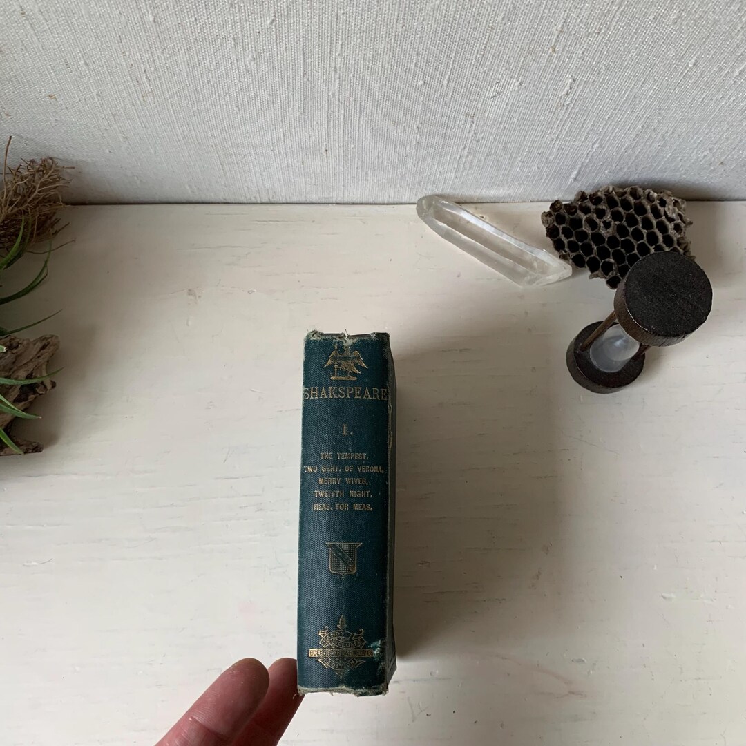 Antique 1800s Book Shakespeare the Tempest Twelfth Night Belford Clarke ...