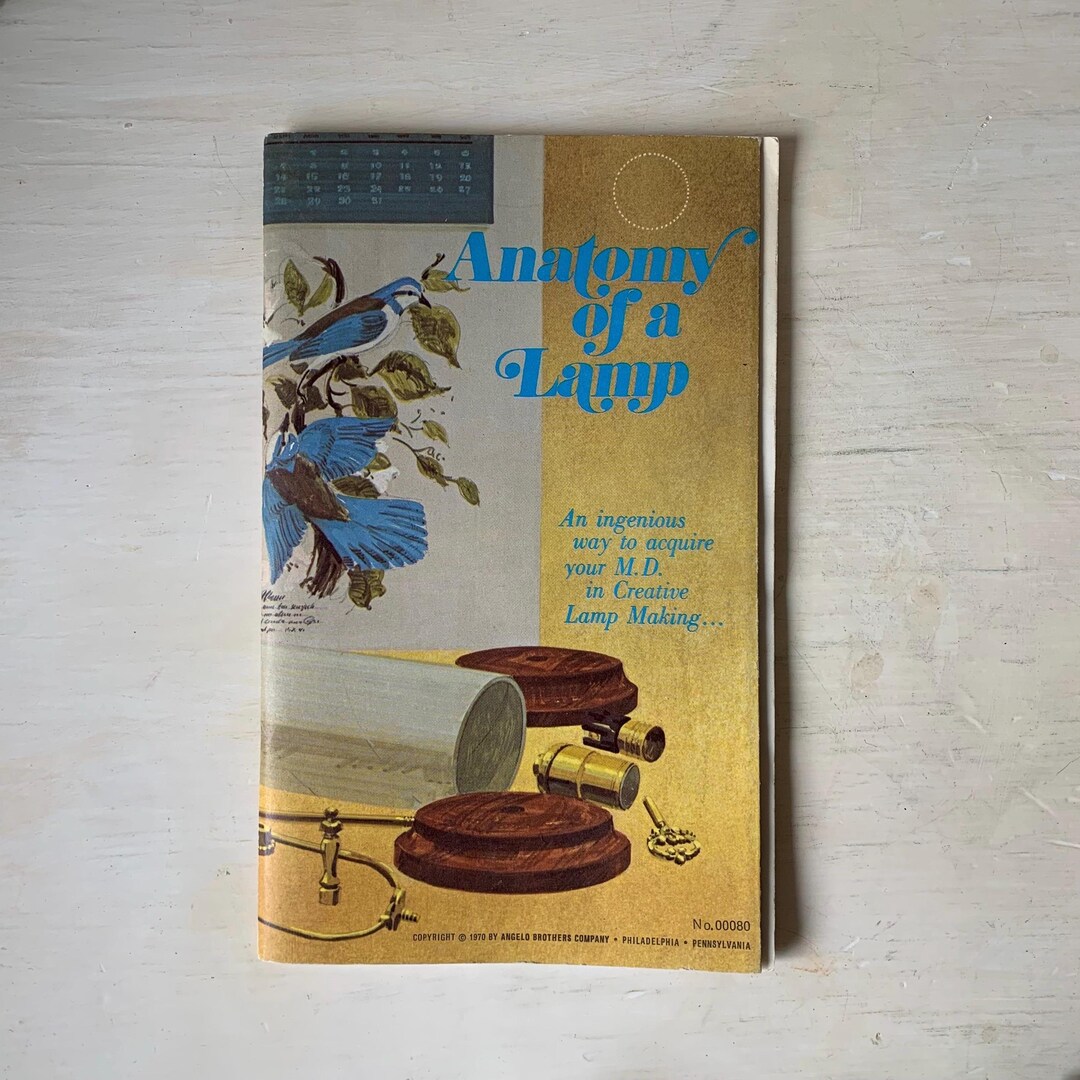 Vintage Lamp DIY Booklet 1970s - 70s Lamp Assembly Repair Technical ...