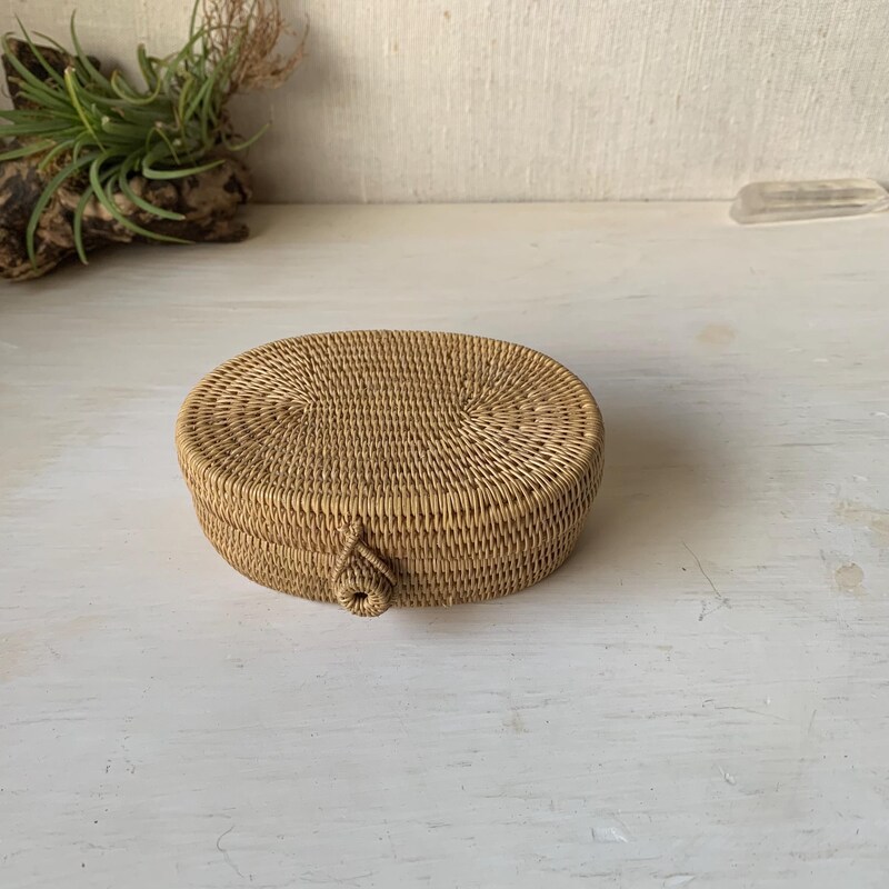 Small Basket With Lid - Etsy
