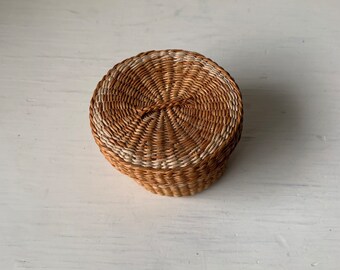 Small Basket With Lid - Etsy
