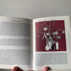 Vintage 70s Naturecraft Booklet - Mini Book - Fun With Flowers Fruits ...