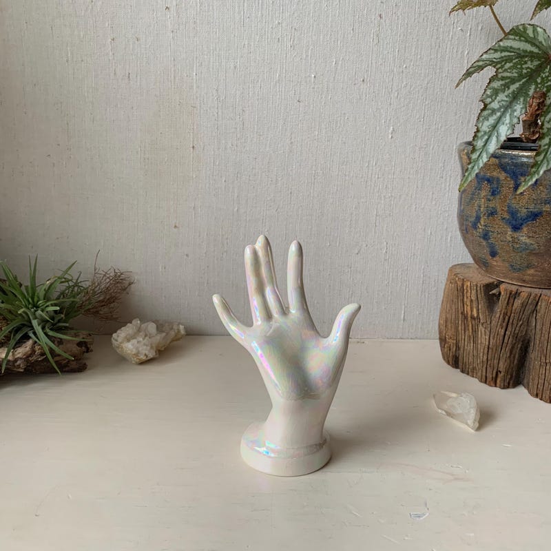 Hand Shaped Ring - Etsy