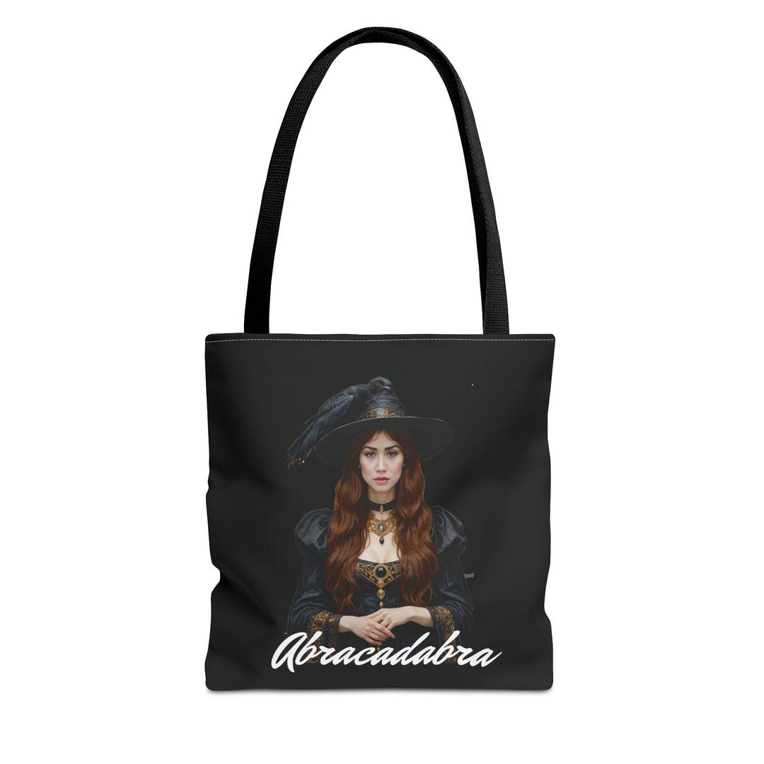 Witch Abracadabra Halloween Tote Bag Trick or Treat Candy Bag - Etsy