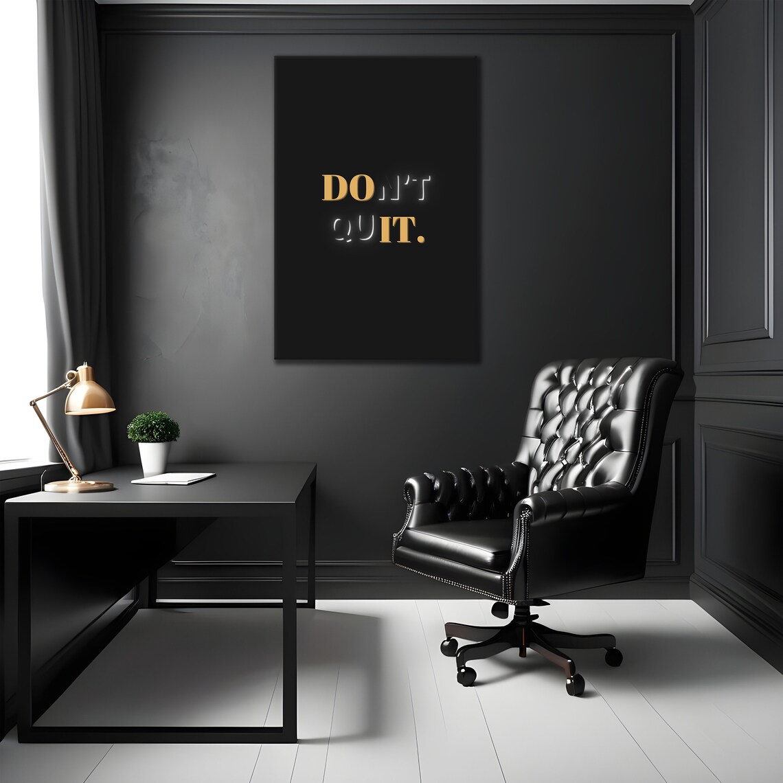 Don't Quit Inspirational Print, Digital Download, Motivation Framed ...