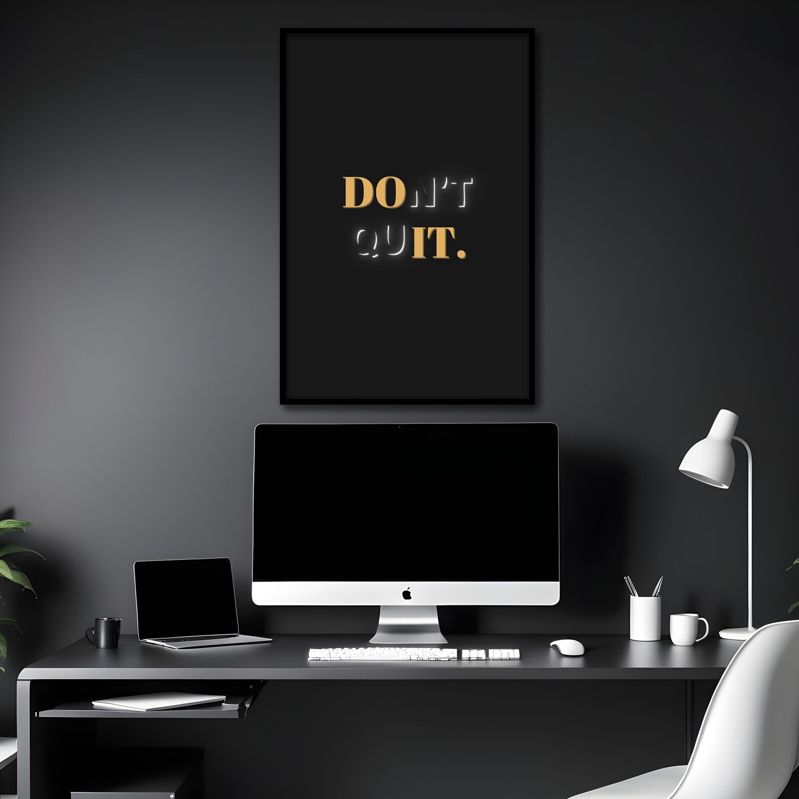 Don't Quit Inspirational Print, Digital Download, Motivation Framed ...