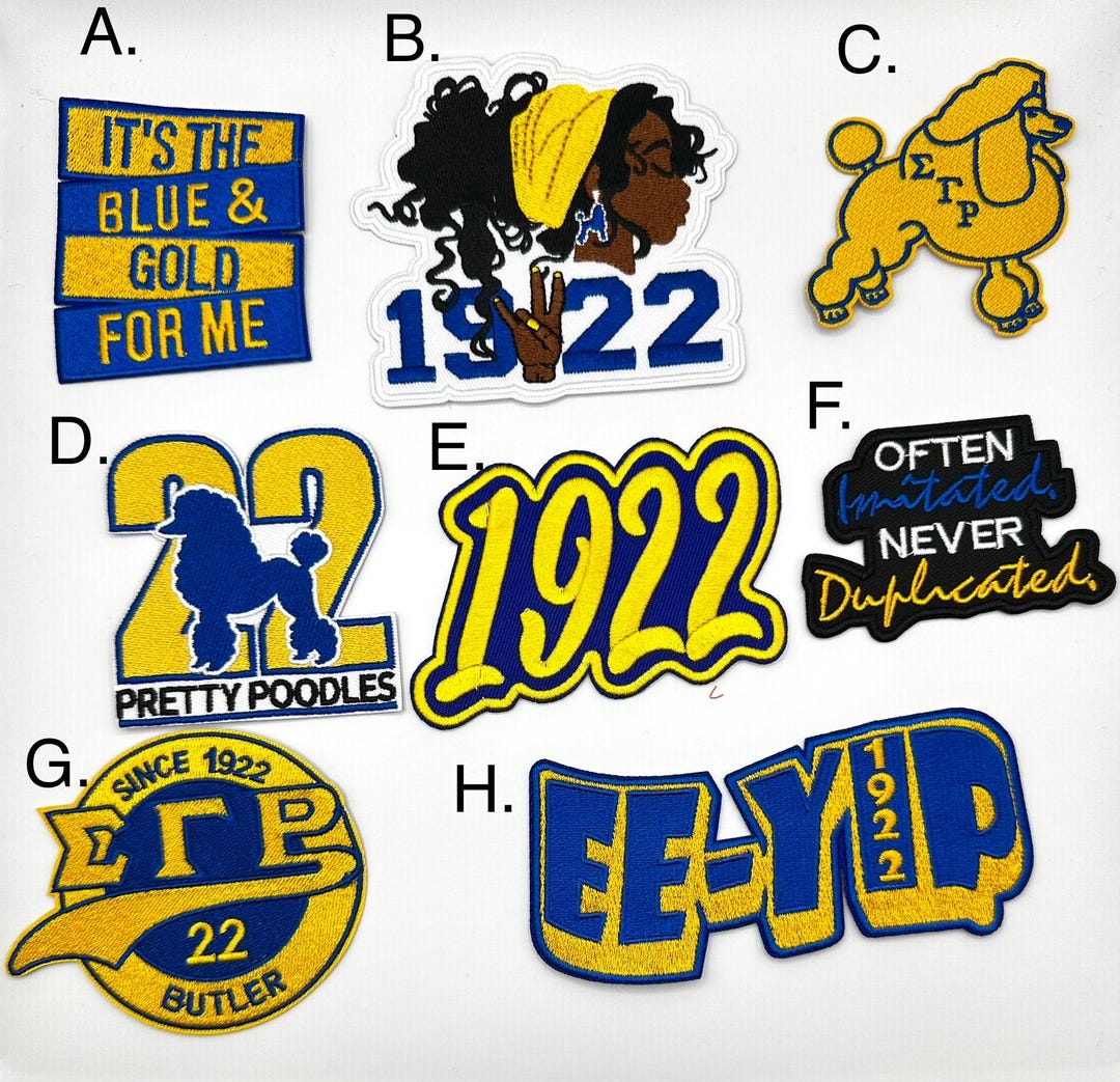 SGRHO Iron-on Patches Group L - Etsy