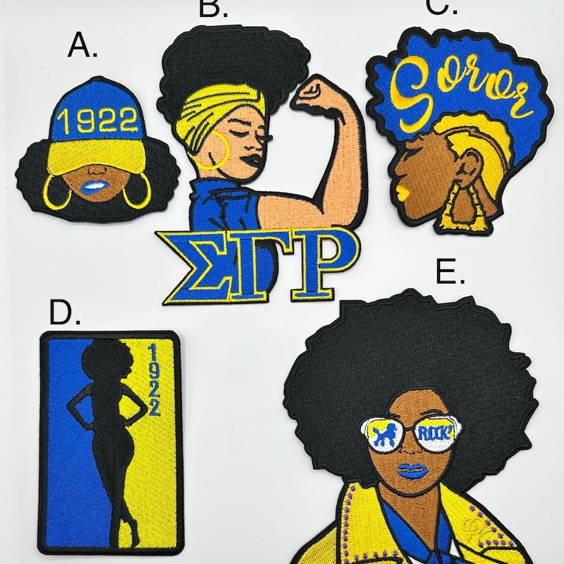 Blue Soror Patch - Etsy