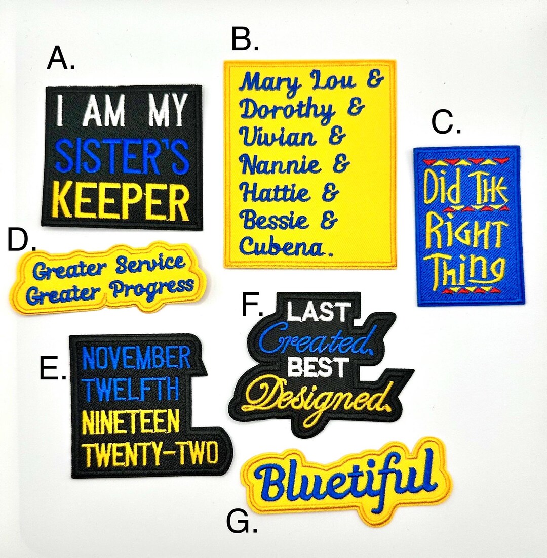 SGRHO Iron-on Patches Group A - Etsy