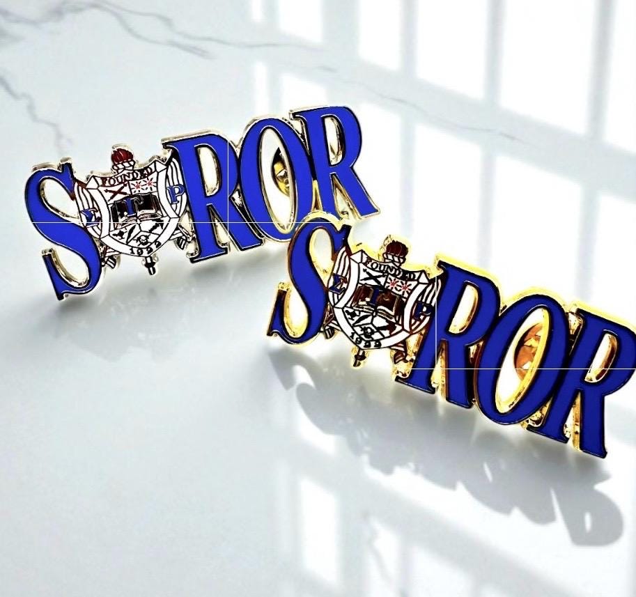 Sigma Gamma Rho Soror Brooch With Shield - Etsy