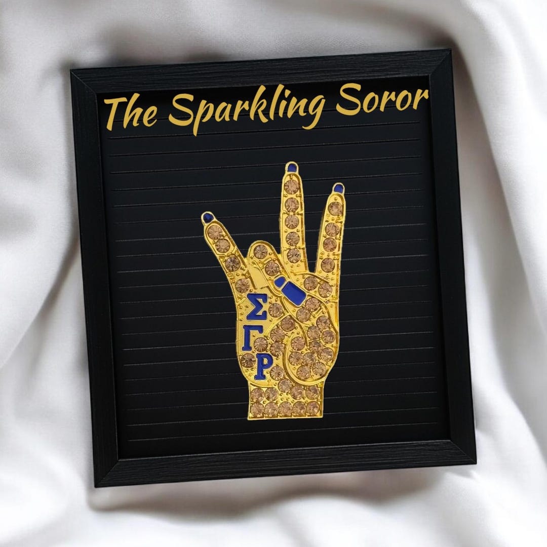 Sigma Gamma Rho Hand Sign Brooch - Etsy