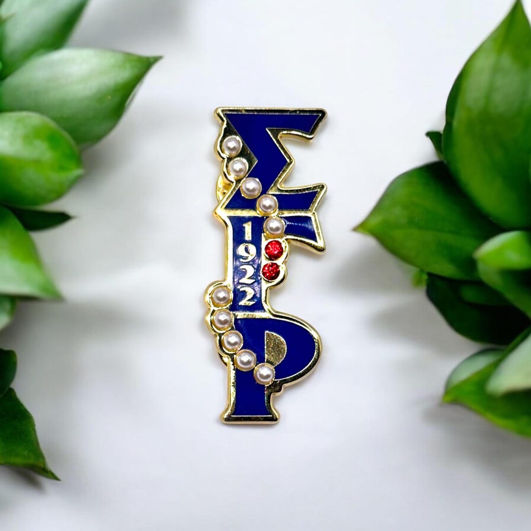 Sigma Gamma Rho (ΣΓΡ) 2 Rubies & 10 Pearls Brooch - Etsy