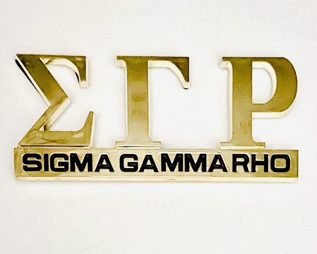 Sigma Gamma Rho Hard Plastic Decal Sticker - Etsy