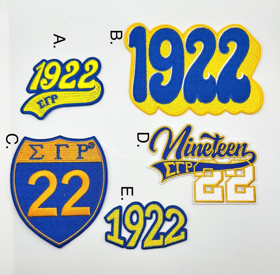 SGRHO Iron-on Patches Group F - Etsy