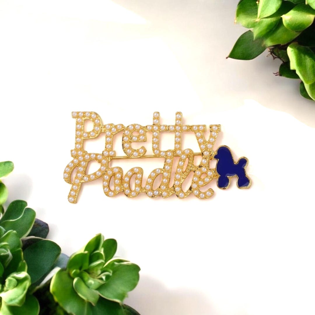 Pretty Poodle Brooch Sigma Gamma Rho - Etsy