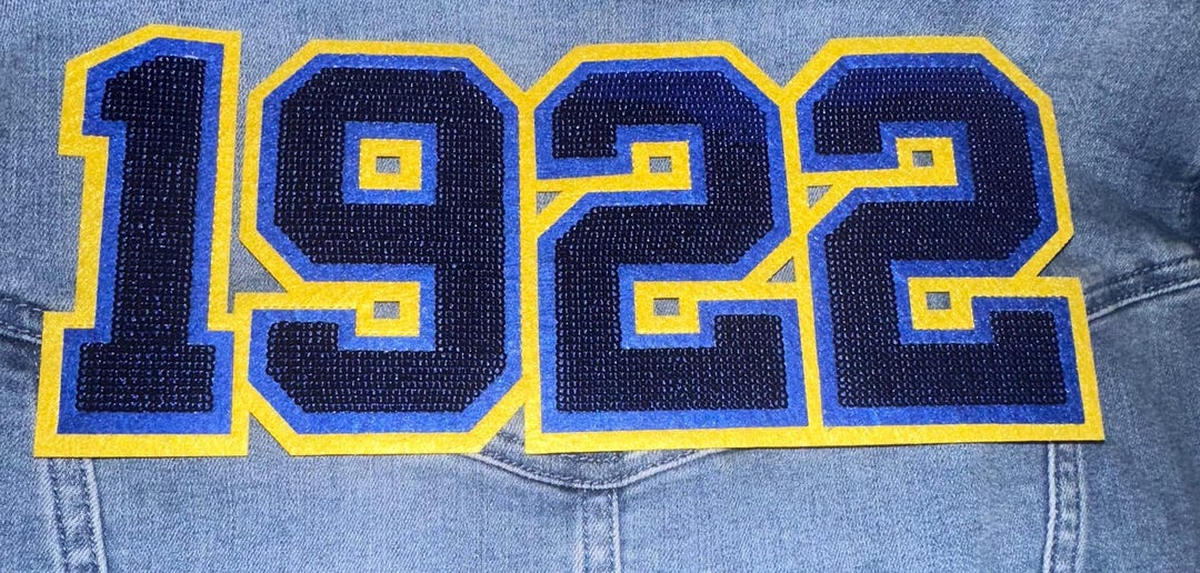 Sigma Gamma Rho 1922 Iron-on Sequin Patch - Etsy