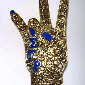 Sigma Gamma Rho Hand Sign Brooch - Etsy