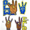 Sigma Gamma Rho Hand-sign Pin - Etsy