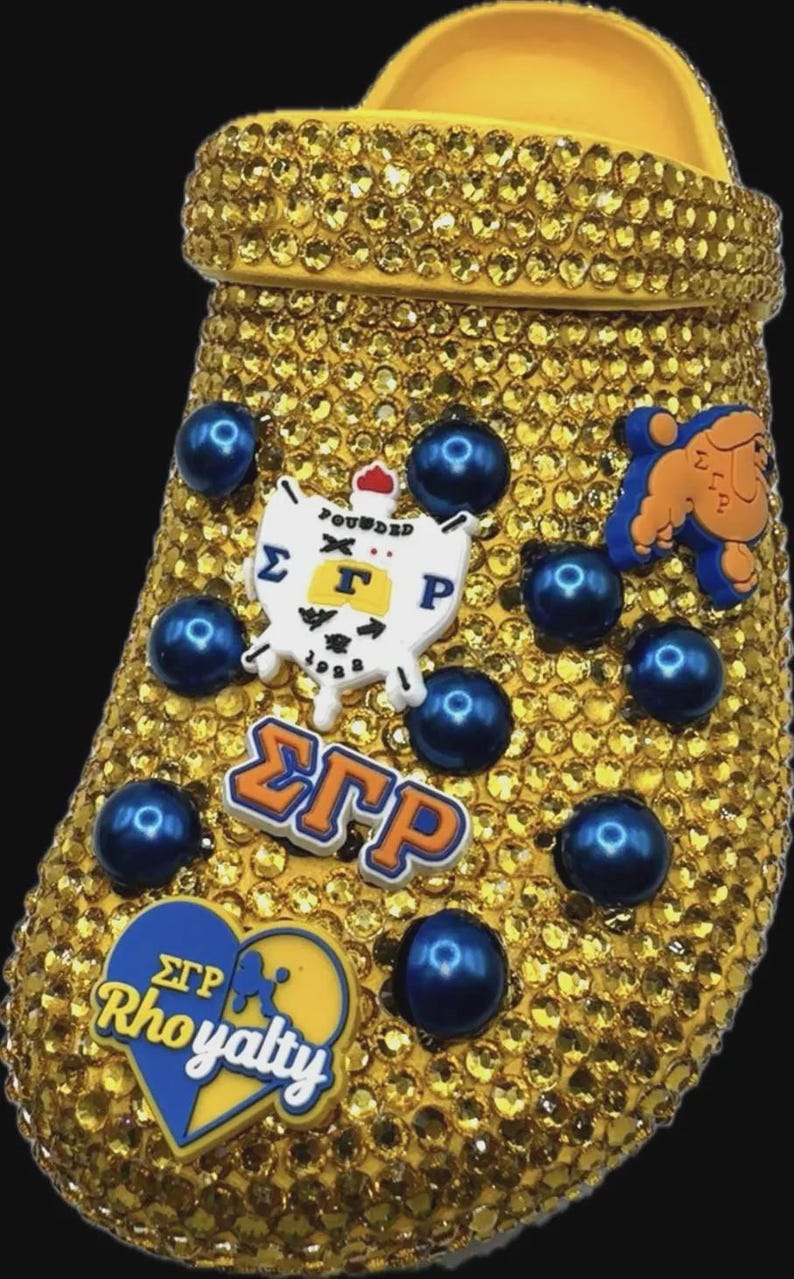 Sigma Gamma Rho Rubber Clog Shoe Charms - Etsy