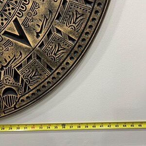 Mayan Calendar Wood, Mayan Wooden Calendar, Calendario Maya, Handmade ...