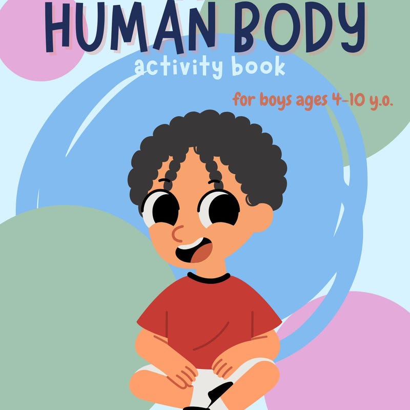 Human Body Book - Etsy