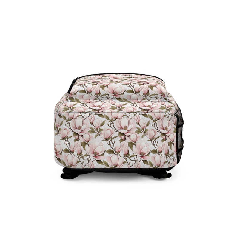 Pink Magnolia Backpack, Booksack, Book Bag - Etsy