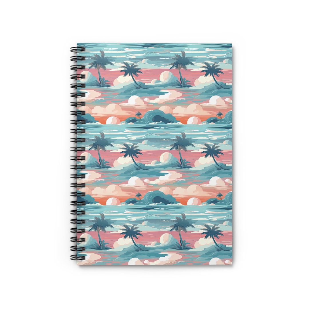 Spiral Notebook Beach Vibe Notebook, Gift for Someone Who Loves the ...