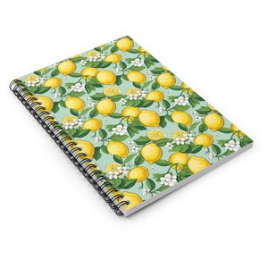 Spiral Notebook - Lemon Spiral Notebook - Ruled Line, 8"x 6", Lemon ...
