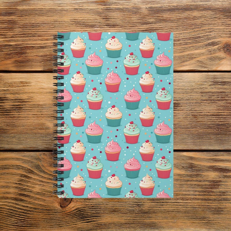 Cupcake Notebook - Etsy