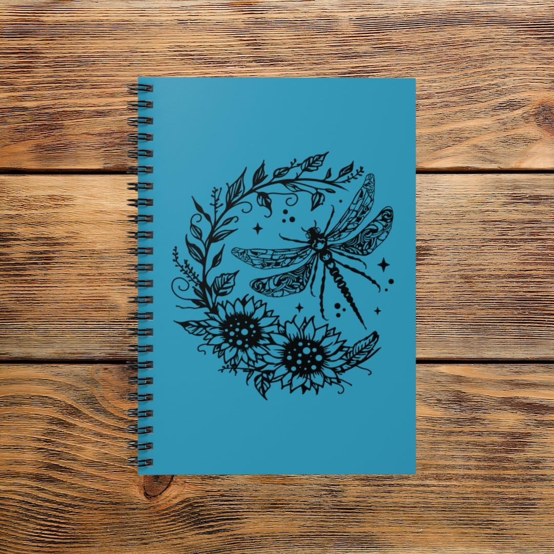 Spiral Notebook - Dragonfly Notebook - Ruled Line, 8" X 6", Someone Who ...