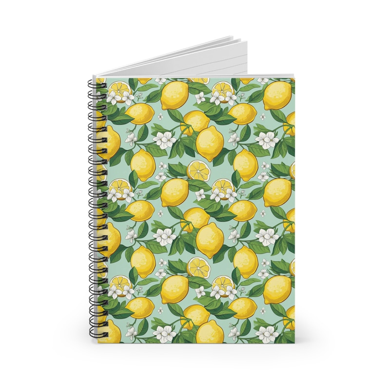 Spiral Notebook - Lemon Spiral Notebook - Ruled Line, 8"x 6", Lemon ...