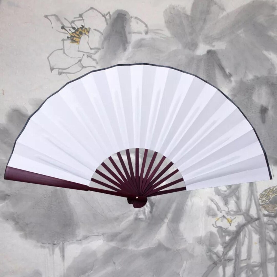 Paper Hand Fans Bamboo Chinese Style Folding Pocket Fan Wedding Party ...
