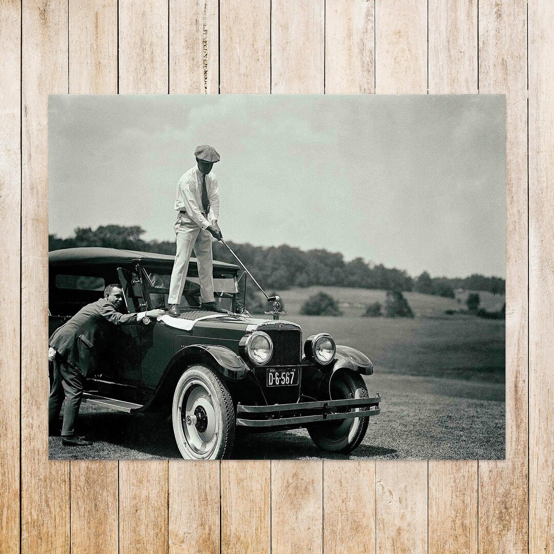 Vintage Golf Print Retro Golf Vintage Golf Canvas - Etsy