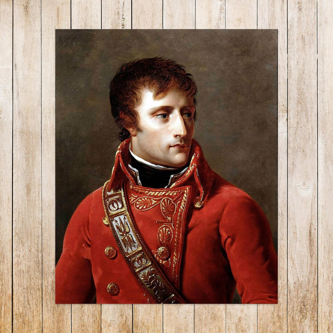 Portrait of Napoleon Bonaparte Napoleon Bonaparte Print Napoleon Canvas ...