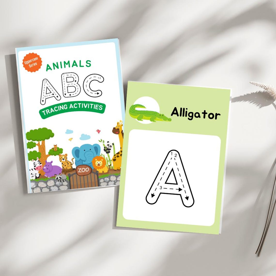 Uppercase Alphabet Tracing Worksheets – A to Z Capital Letters – Cute ...