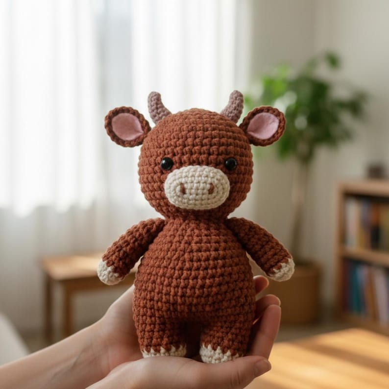 Crochet Cow Doll Pattern – Beginner Friendly Amigurumi (PDF Pattern) - Etsy
