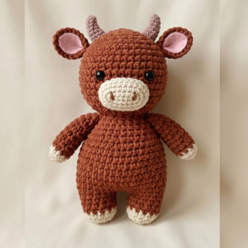 Crochet Cow Doll Pattern – Beginner Friendly Amigurumi (PDF Pattern) - Etsy