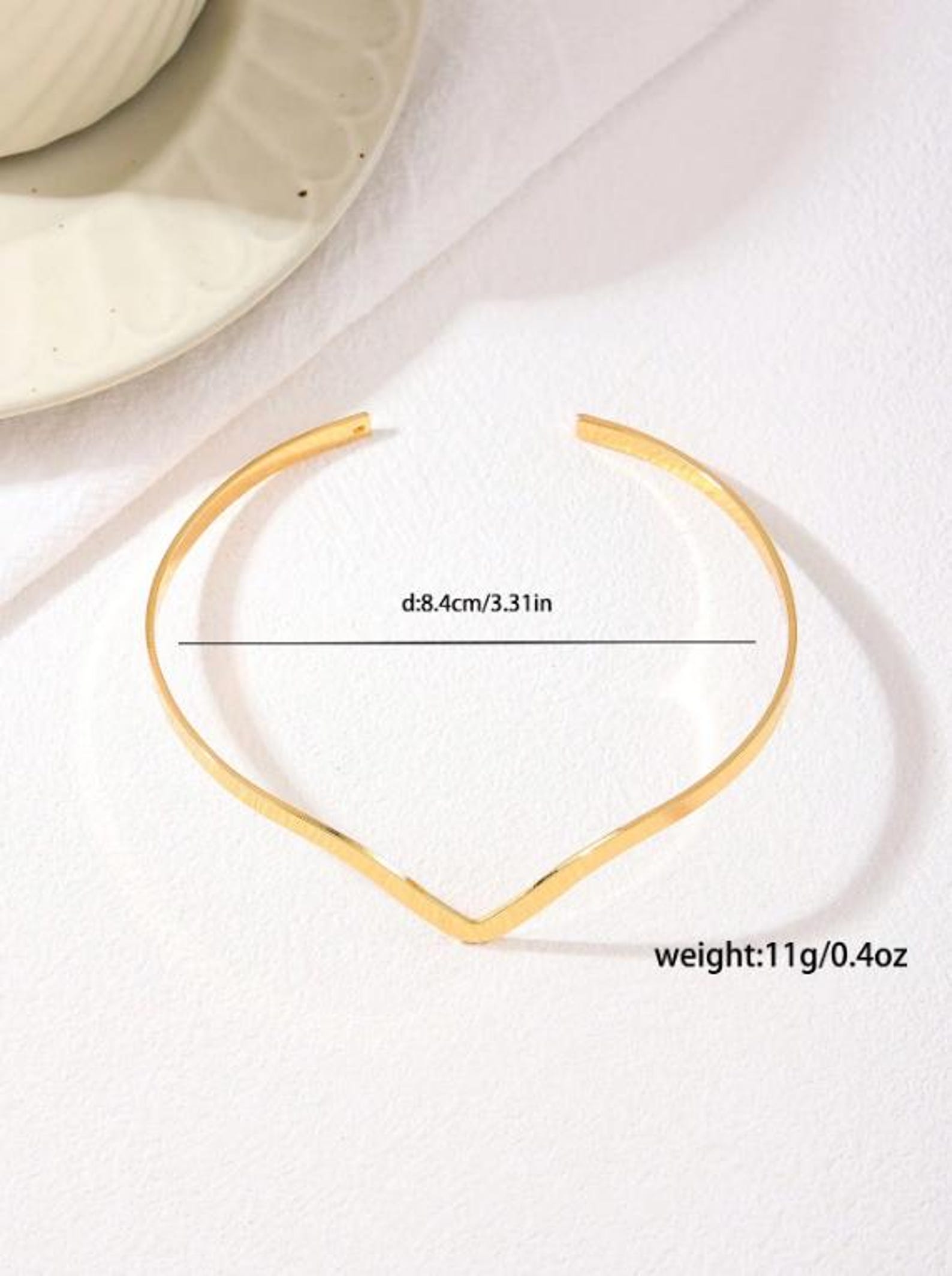 Minimalist Arm Cuff Gold Upper Arm Band Silver Arm Bracelet Elegant ...