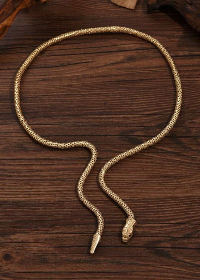 Bendable Snake Bracelet, Adjustable Gold Snake Arm Bracelet, Party ...