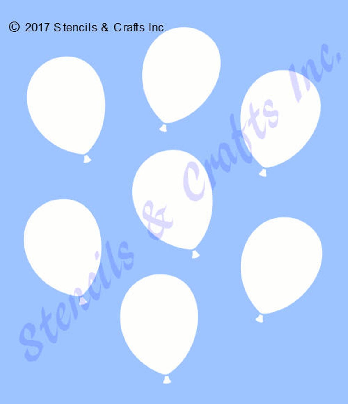 BALLOONS STENCIL Party Stencil Birthday Stencil - Etsy