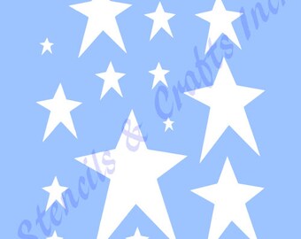 Circle Star Pattern Stencil Select Size STCL1022 by - Etsy