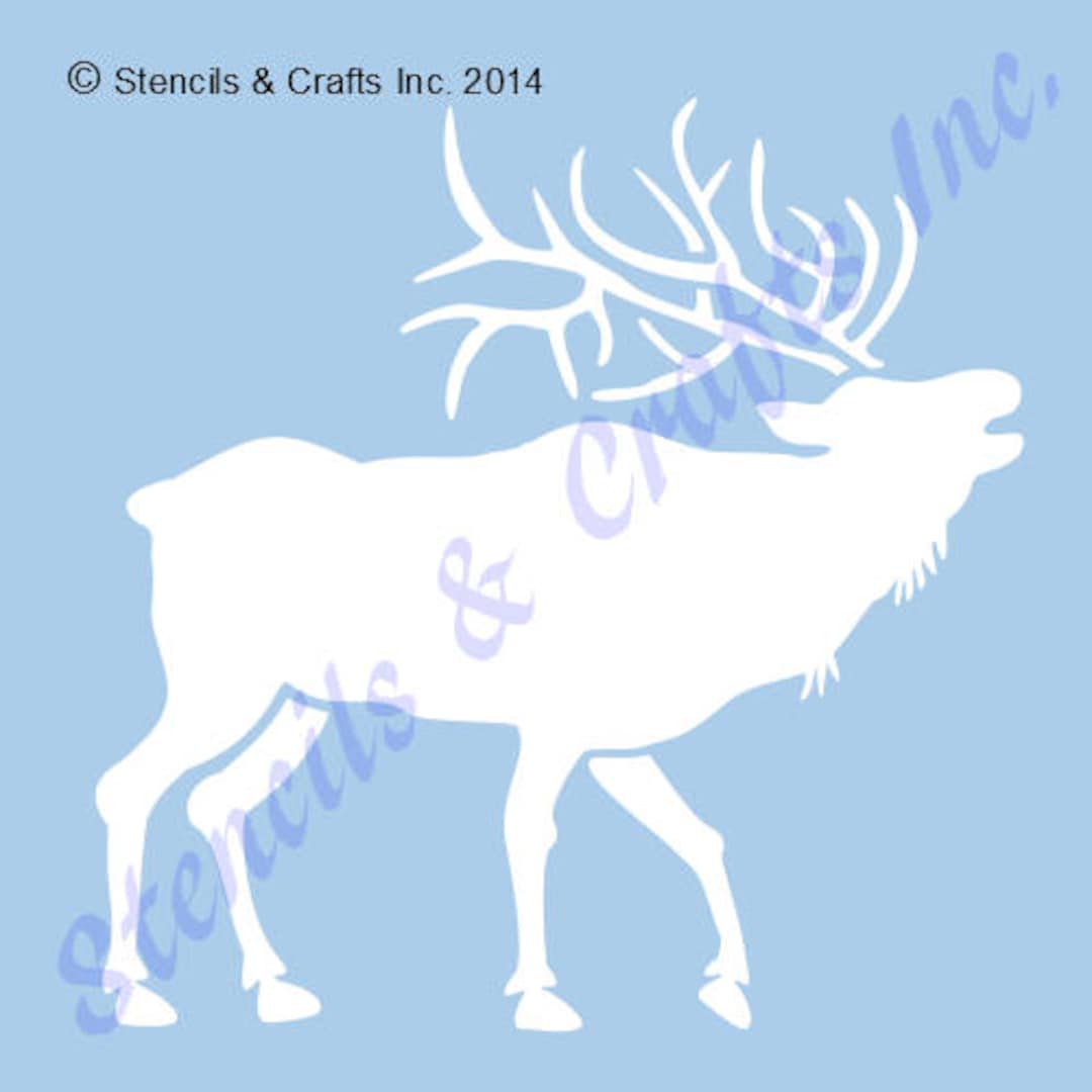 ELK STENCIL Painting Stencil Reusable Stencil Pattern - Etsy