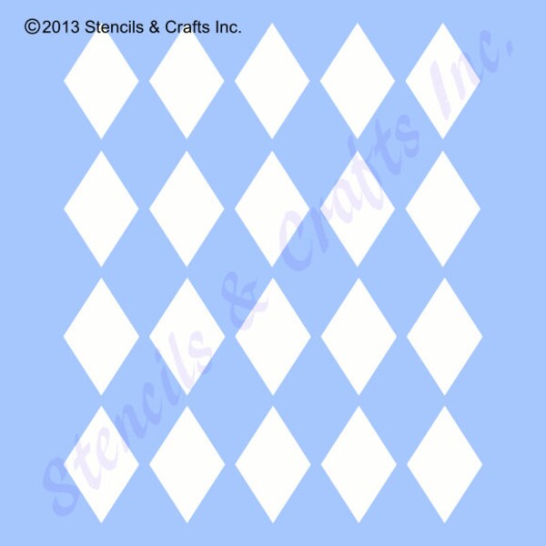 Diamond Pattern Stencil - Etsy