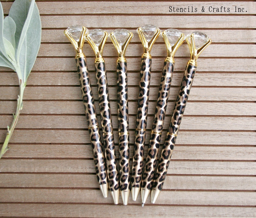ANIMAL PRINTS PEN, Cheetah Pen, Notebook Pens, Black Ink, Journal Pens ...