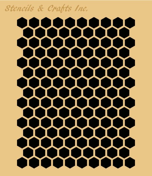 Hive Pattern Stencil