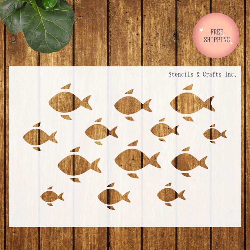 Fish Stencil - Etsy