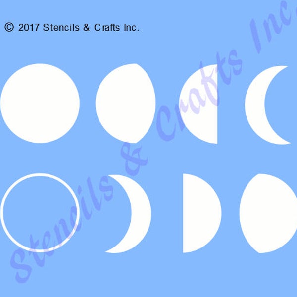 Moon Stencil - Etsy