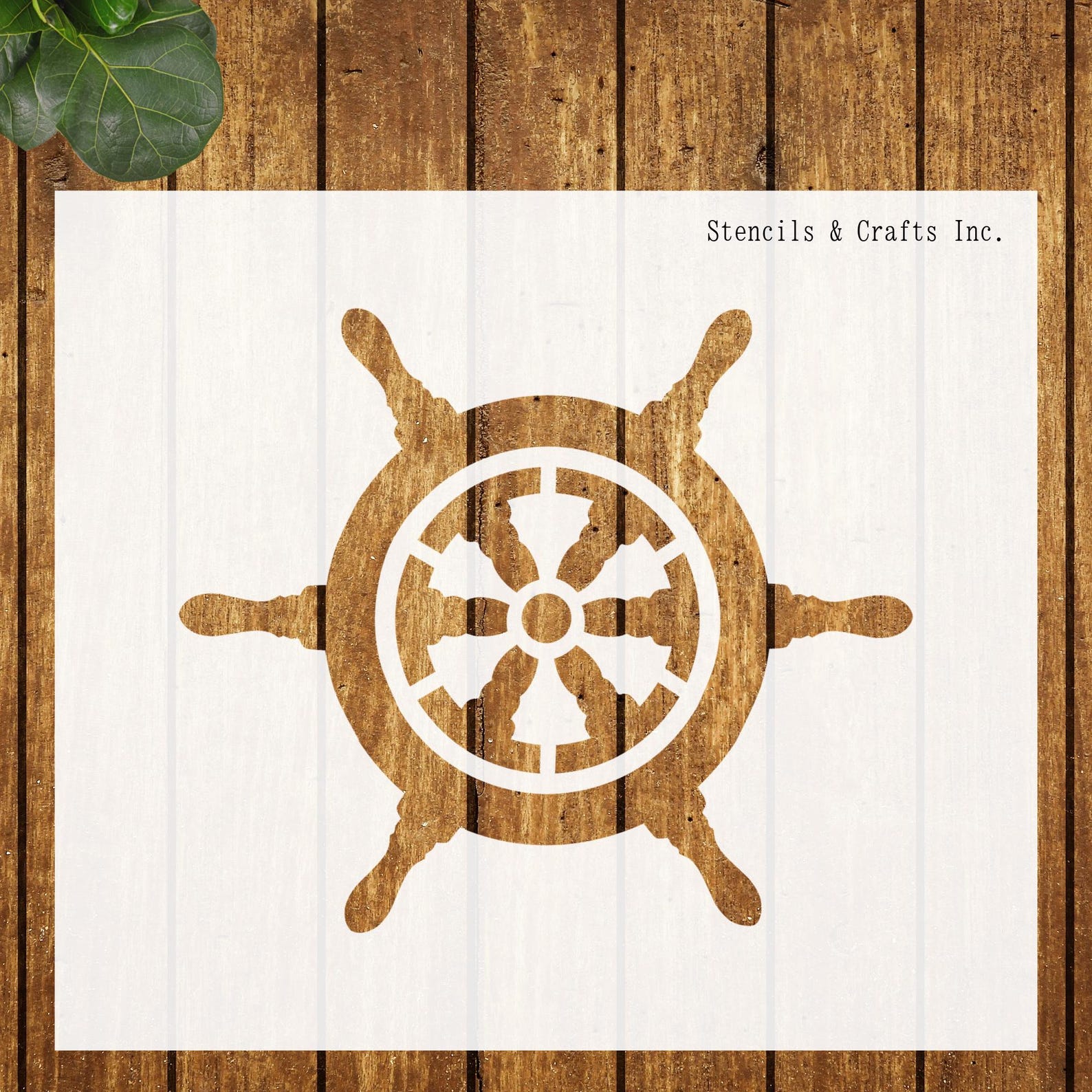 Captain Steering Wheel Stencil, Maritime Stencil, Ship Wheel Stencil ...